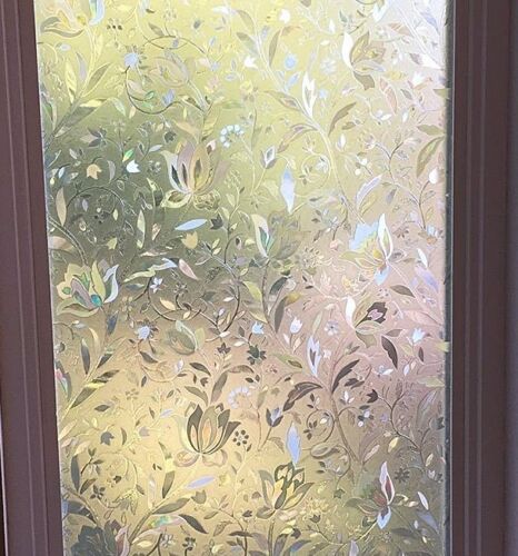 Tulip Light Reactive Textured Privacy 3D Decorative Window Film ...